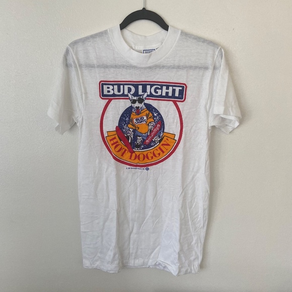 My Shirt Is Made In The USA | Shirts | 987 Vintage Bud Light Beer Spuds ...